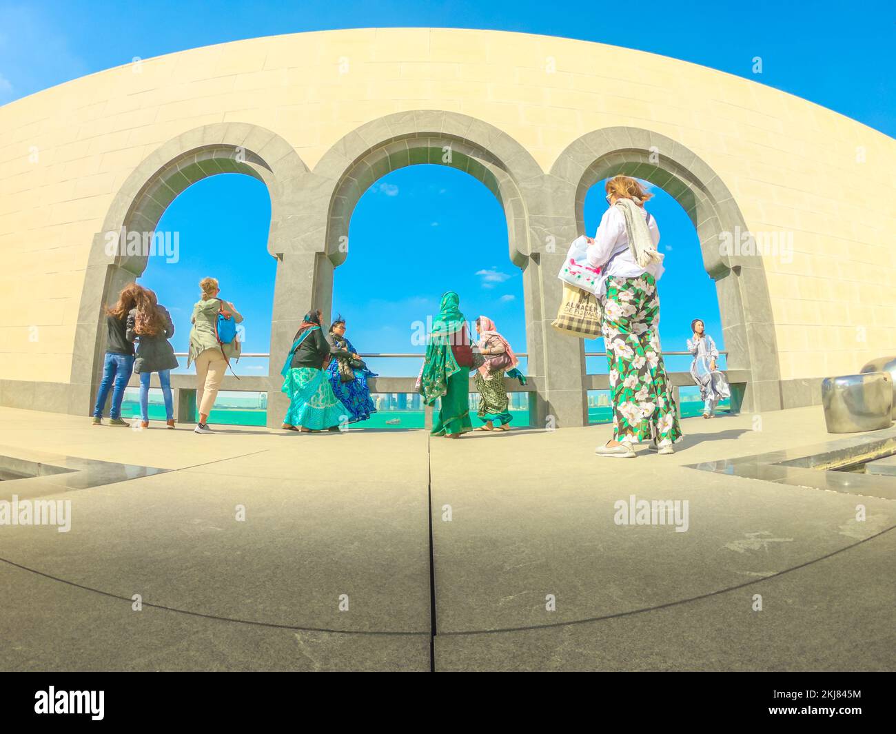 Qatar doha arabia arabian gulf arabic arabs building hi-res stock ...