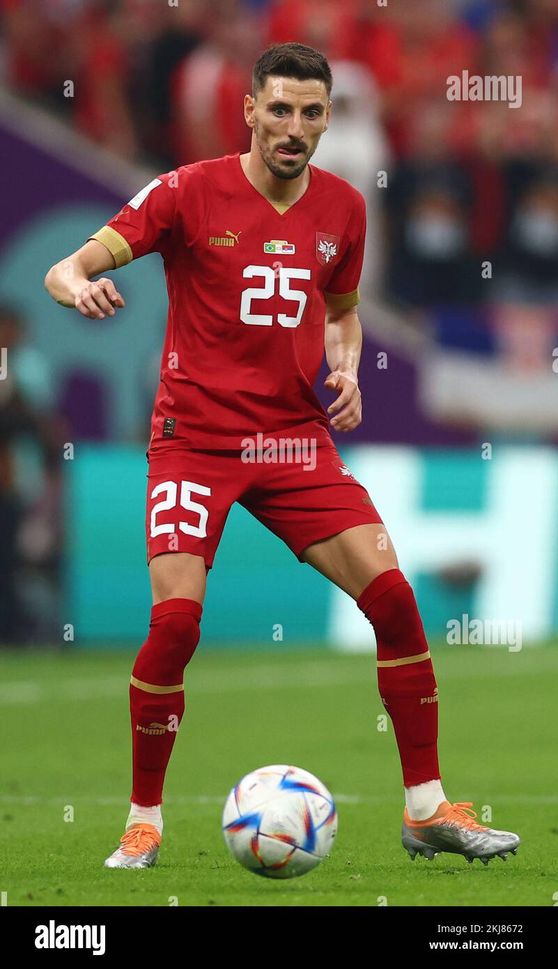 Doha, Qatar, 24th November 2022. Filip Mladenovic of Serbia during the ...