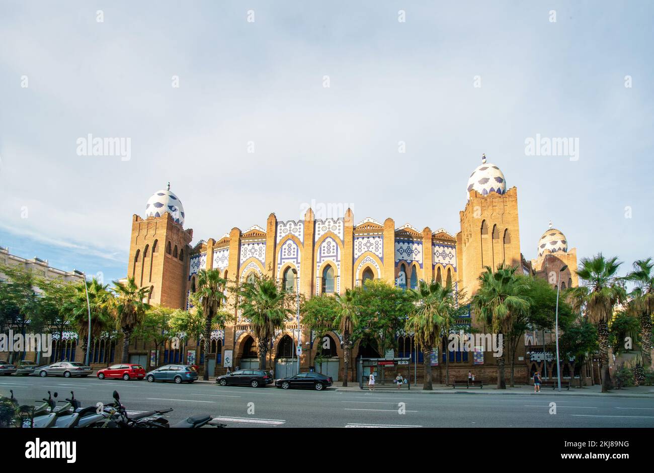 08-28-2022 Barcelona, Spain. Arena Monumental in Barcelona and the ...