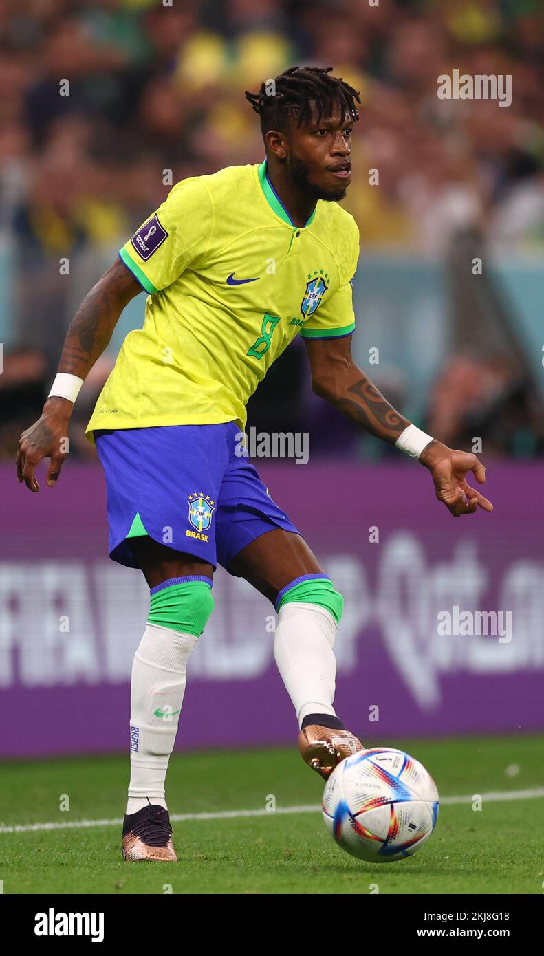 Doha, Qatar, 24th November 2022. Fred of Brazil during the FIFA World ...