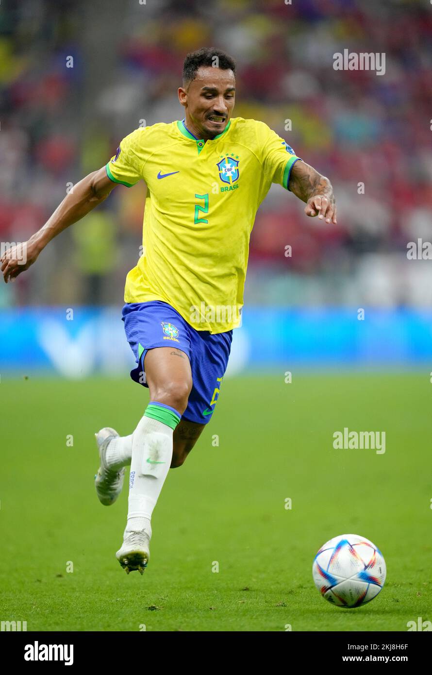 Brazil's Danilo during the FIFA World Cup Group G match at the Lusail ...