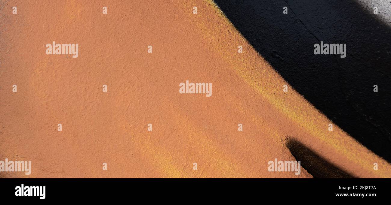 Fragment of old plaster wall with graffiti painting. Part of colorful ...