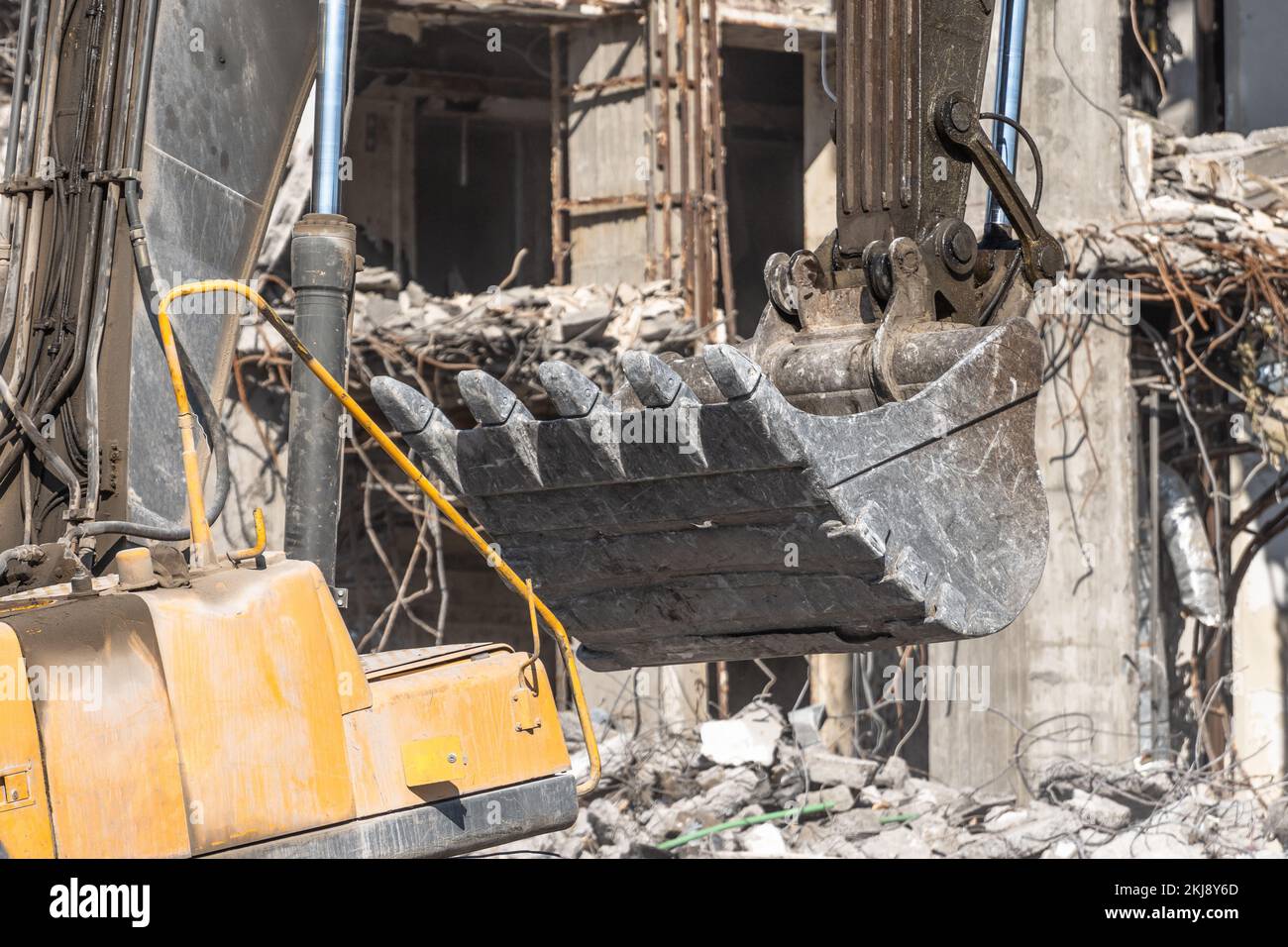 Excavator boom hi-res stock photography and images - Alamy