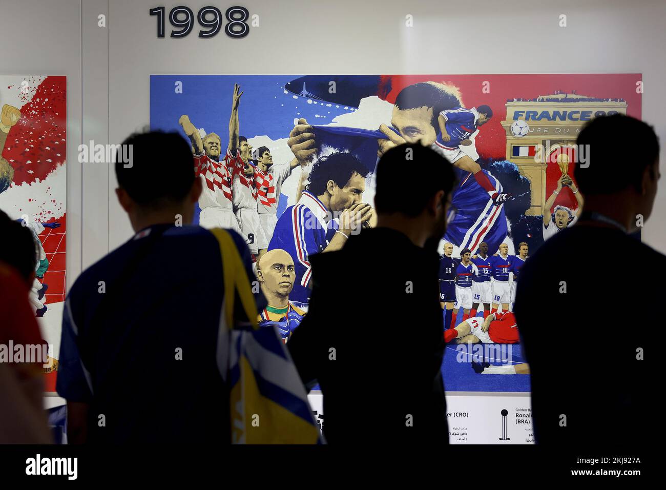 An exhibition called "Goals Create History" at the FIFA Museum in Al ...