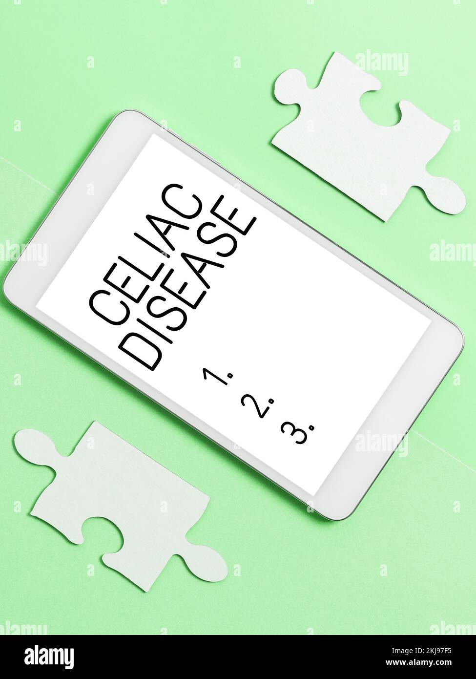 Handwriting text Celiac Disease. Business showcase Small intestine is ...