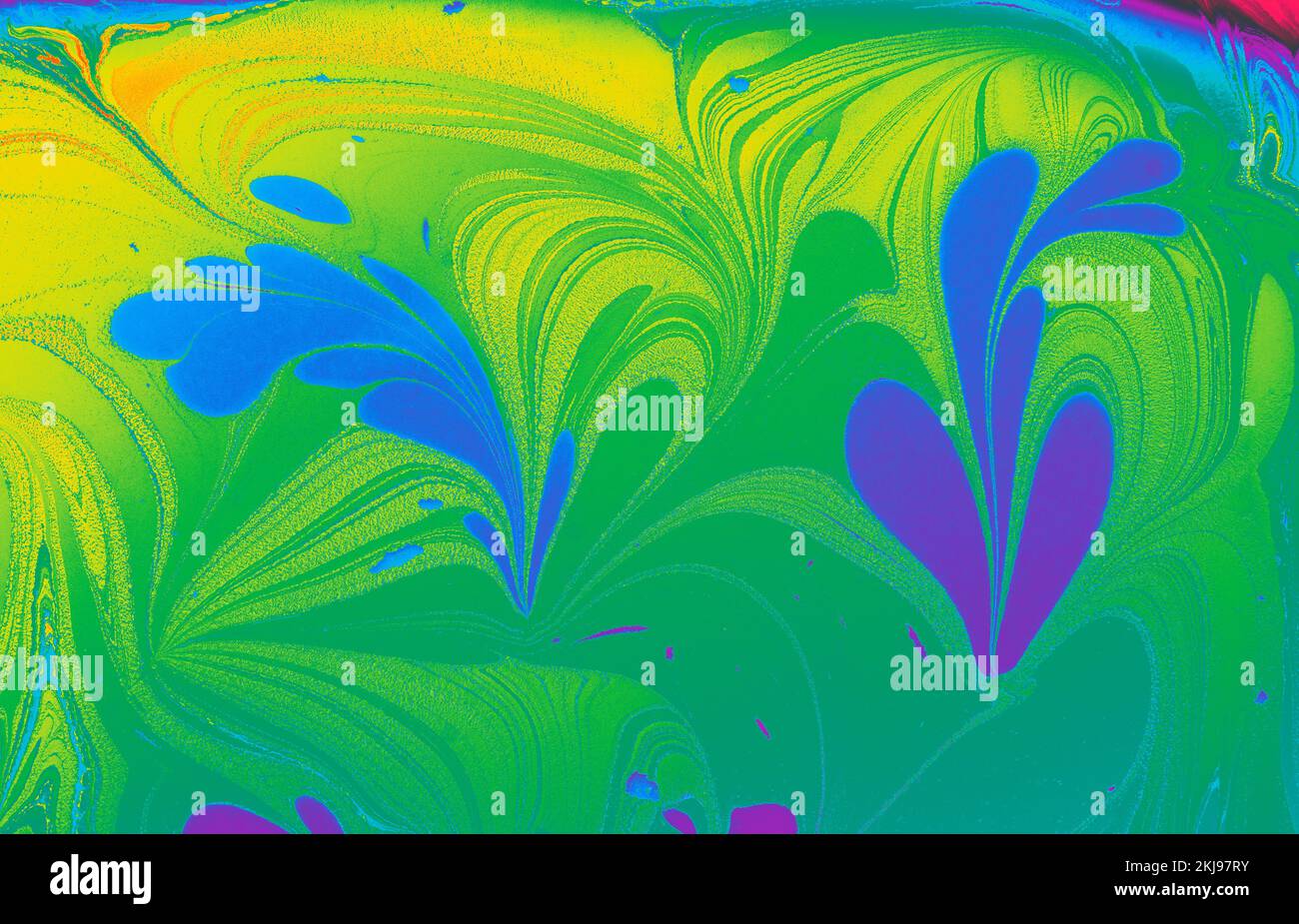 Abstract marbling floral pattern for fabric,tile design. background ...