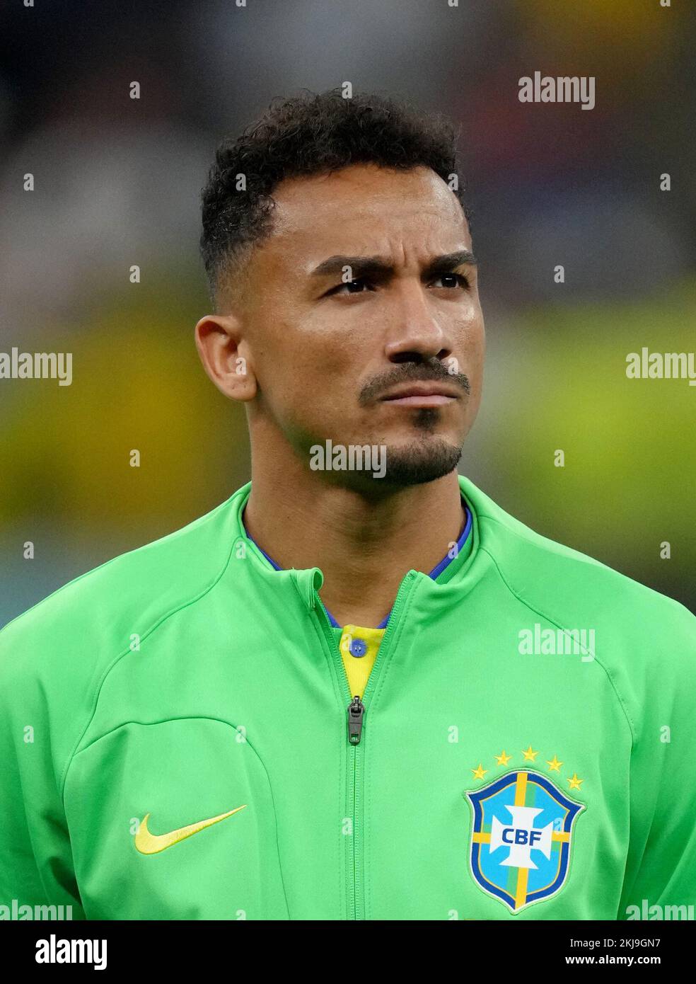 Brazil's Danilo before the FIFA World Cup Group G match at the Lusail ...