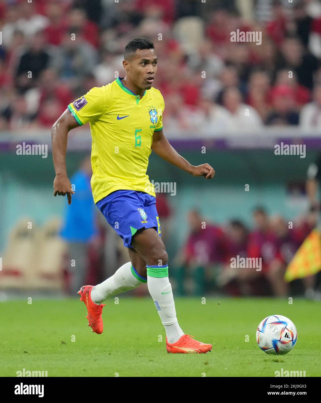 Brazil's Alex Sandro during the FIFA World Cup Group G match at the ...