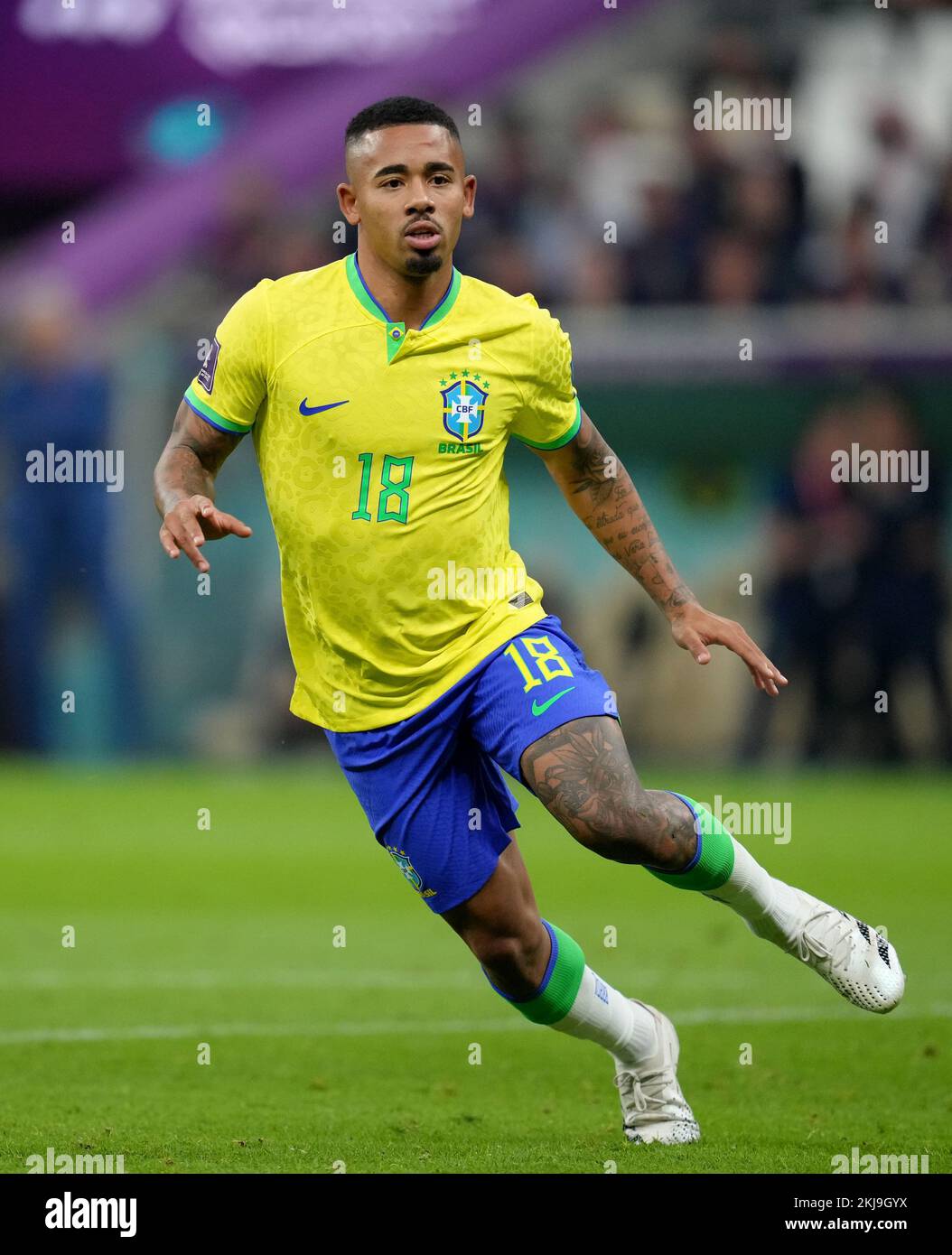 Gabriel jesus brazil qatar 2022 hi-res stock photography and images - Alamy