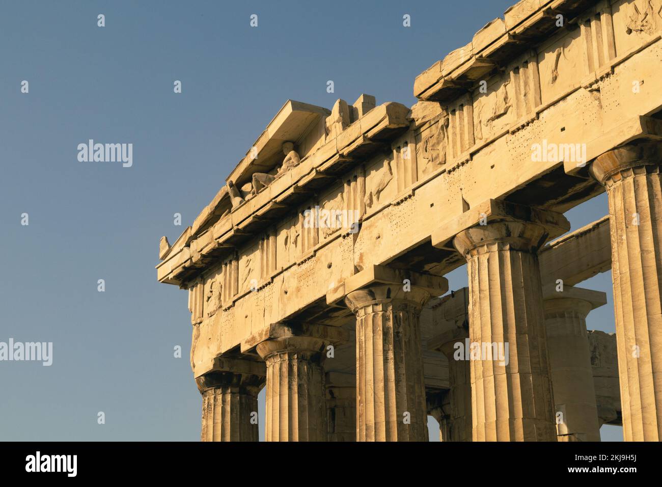 Detail of the Parthenon in Athens, Greece Stock Photo - Alamy
