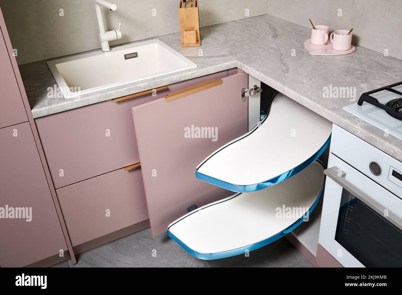 Kitchen access mechanism Magic corner for Blind Corner Cabinets ...