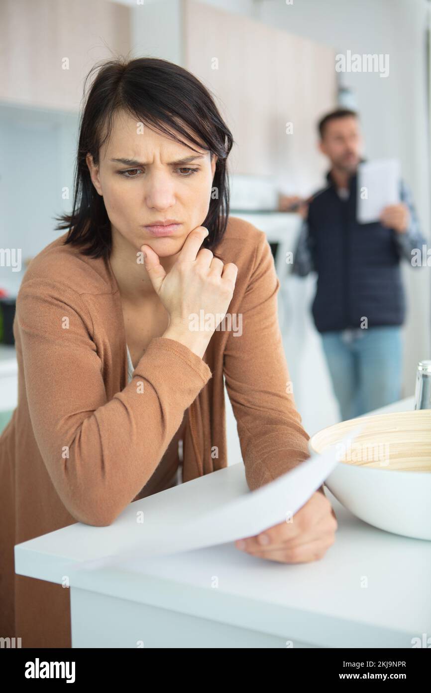 understanding the instruction from the booklet Stock Photo - Alamy