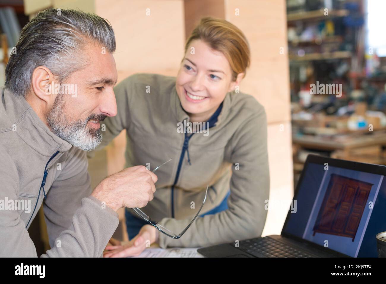 Happy trainee hi-res stock photography and images - Alamy