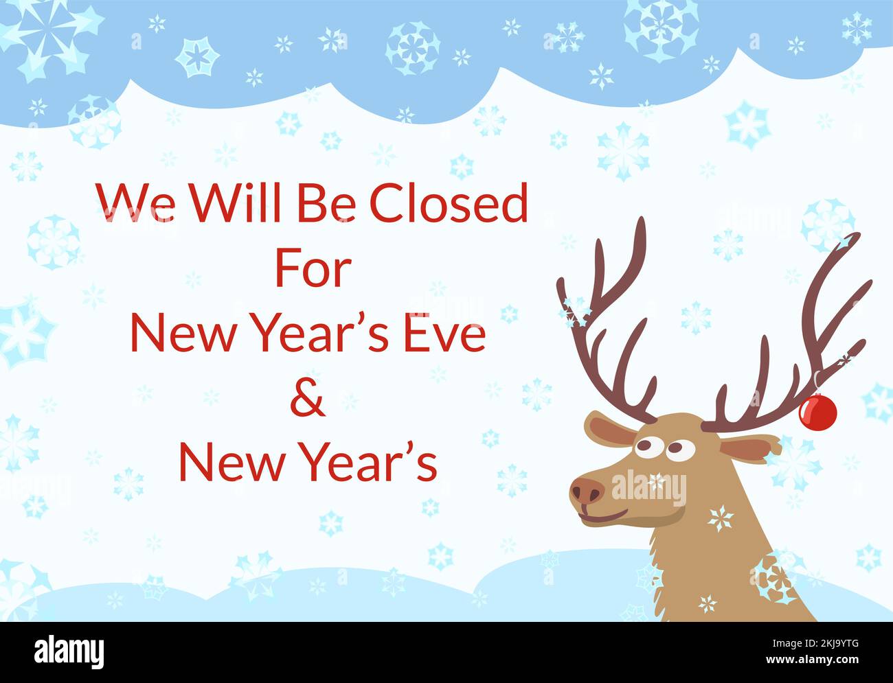 Closed for christmas sign hi-res stock photography and images - Alamy