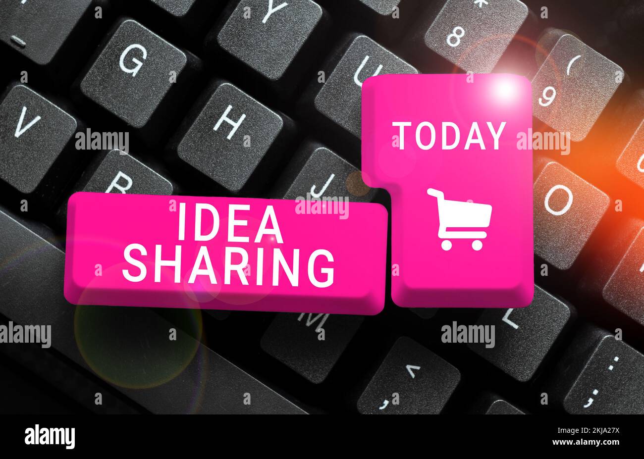 Hand writing sign Idea Sharing. Business approach Startup launch ...