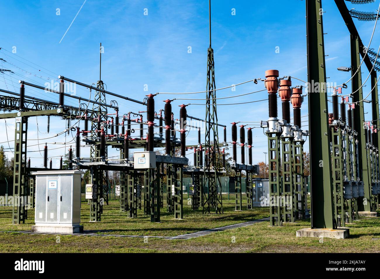 transformer substation in austria Stock Photo - Alamy