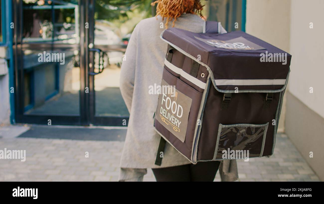 Foot courier hi-res stock photography and images - Alamy