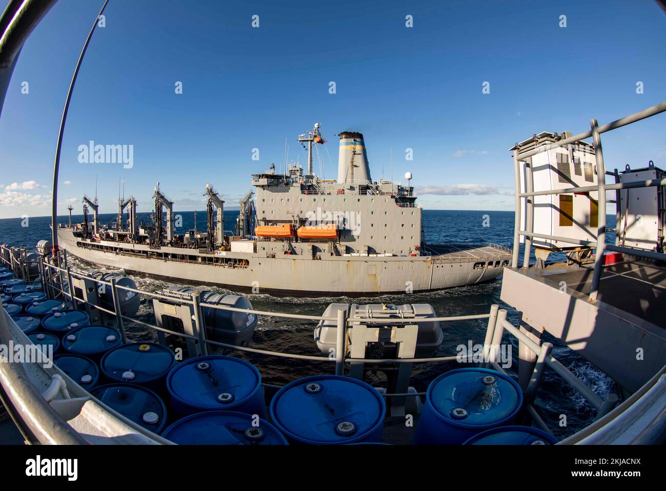 221109-N-XK047-2037 PACIFIC OCEAN (Nov. 9, 2022) – Fleet replenishment ...