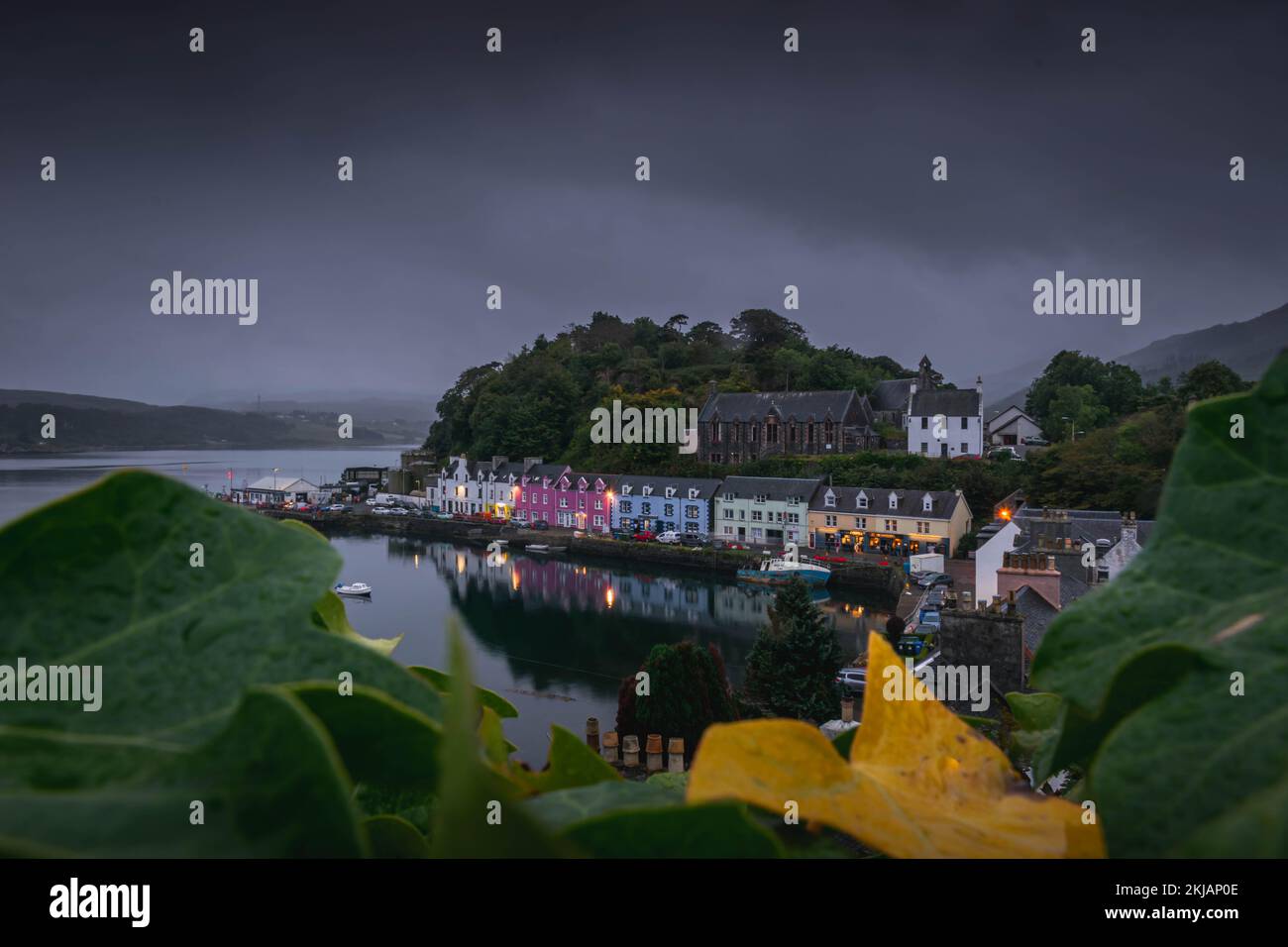 Portree bay at the evening, Isle of Skye, Scotland Stock Photo - Alamy