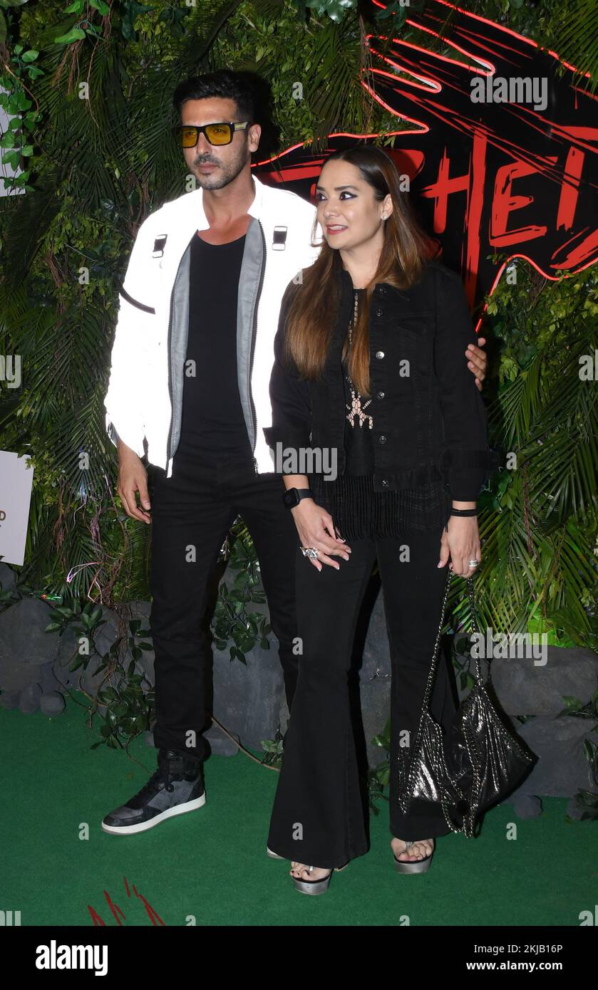 Mumbai, India. 24th Nov, 2022. L-R Bollywood actor Zayed Khan and his ...