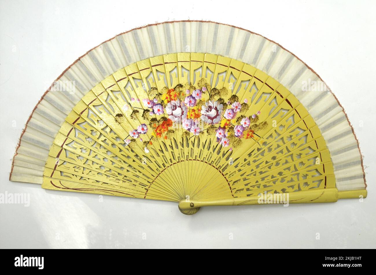 hand fan, wood, heat, messages, vintage, manual fan, fan, made in Spain ...