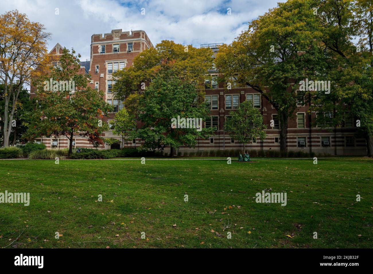 East Lansing MI - October 18, 2022: Computer Center on the MSU campus ...
