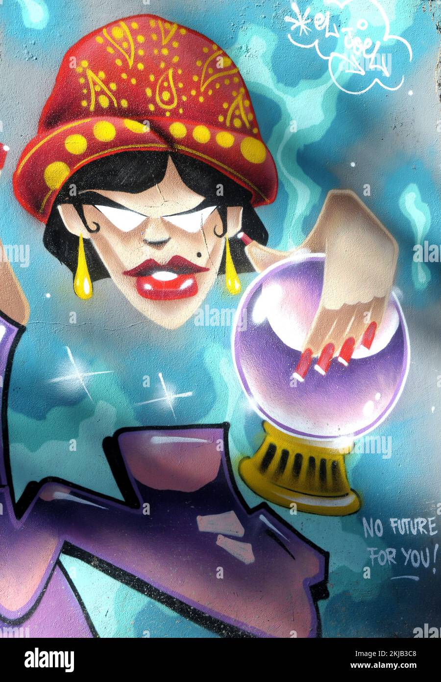crystal ball, tarot reader, future, futurologist, imagination, grfitty ...