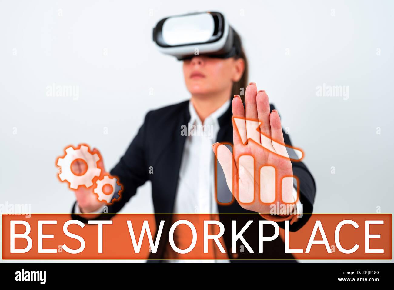 Conceptual caption Best Workplace. Word Written on Ideal company to ...
