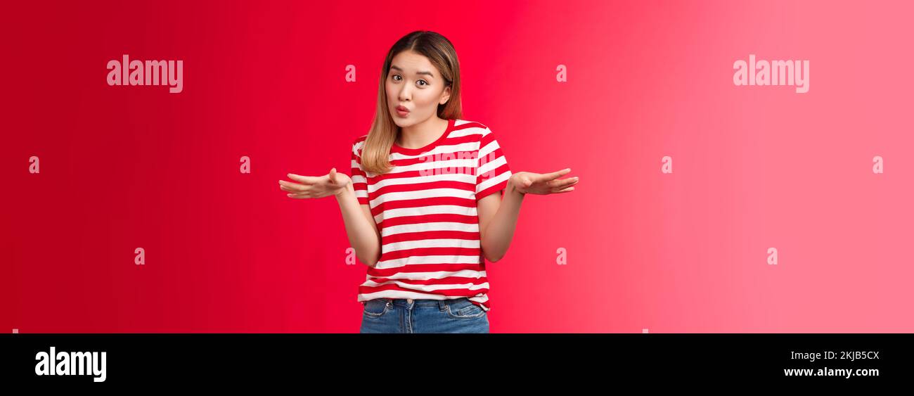 Cute Chill Asian Blond College Girl Talking Girlfriends Discussing Smooth Cool Party Folding