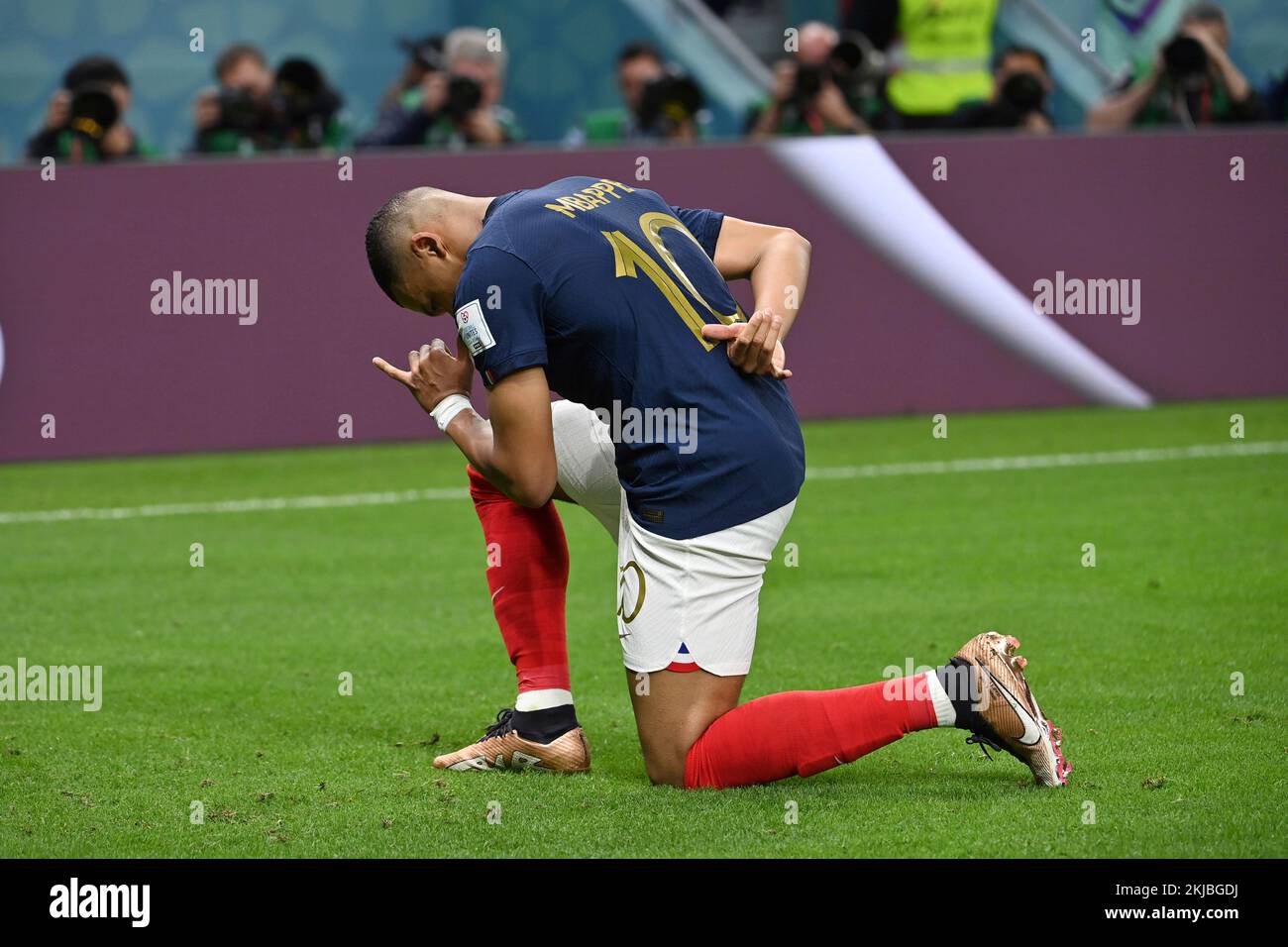 goaljubel Kylian MBAPPE (FRA) after goal to 3-1, jubilation, joy ...