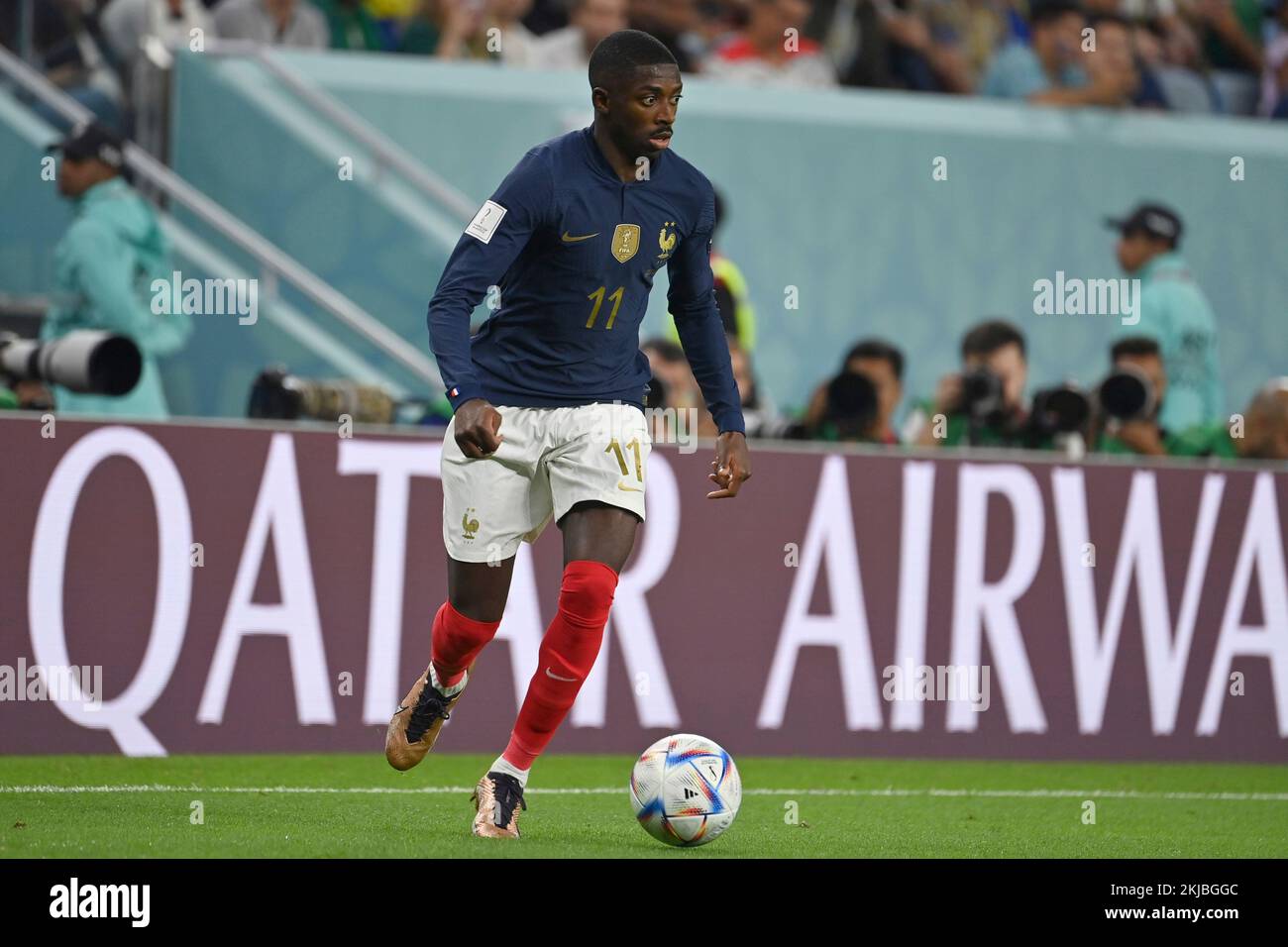 Ousmane DEMBELE (FRA), action, single action, single image, cut out ...
