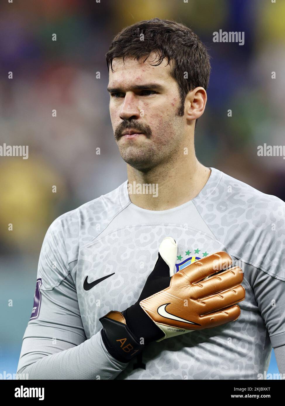 LUSAIL CITY - Brazil goalkeeper Alisson during the FIFA World Cup Qatar ...