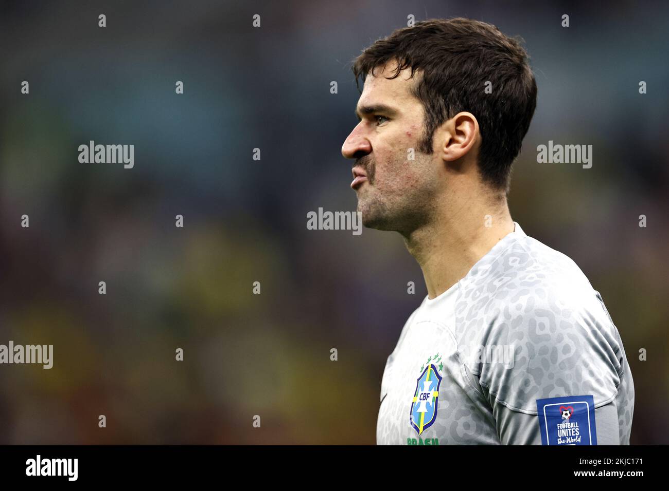 LUSAIL CITY - Brazil goalkeeper Alisson during the FIFA World Cup Qatar ...