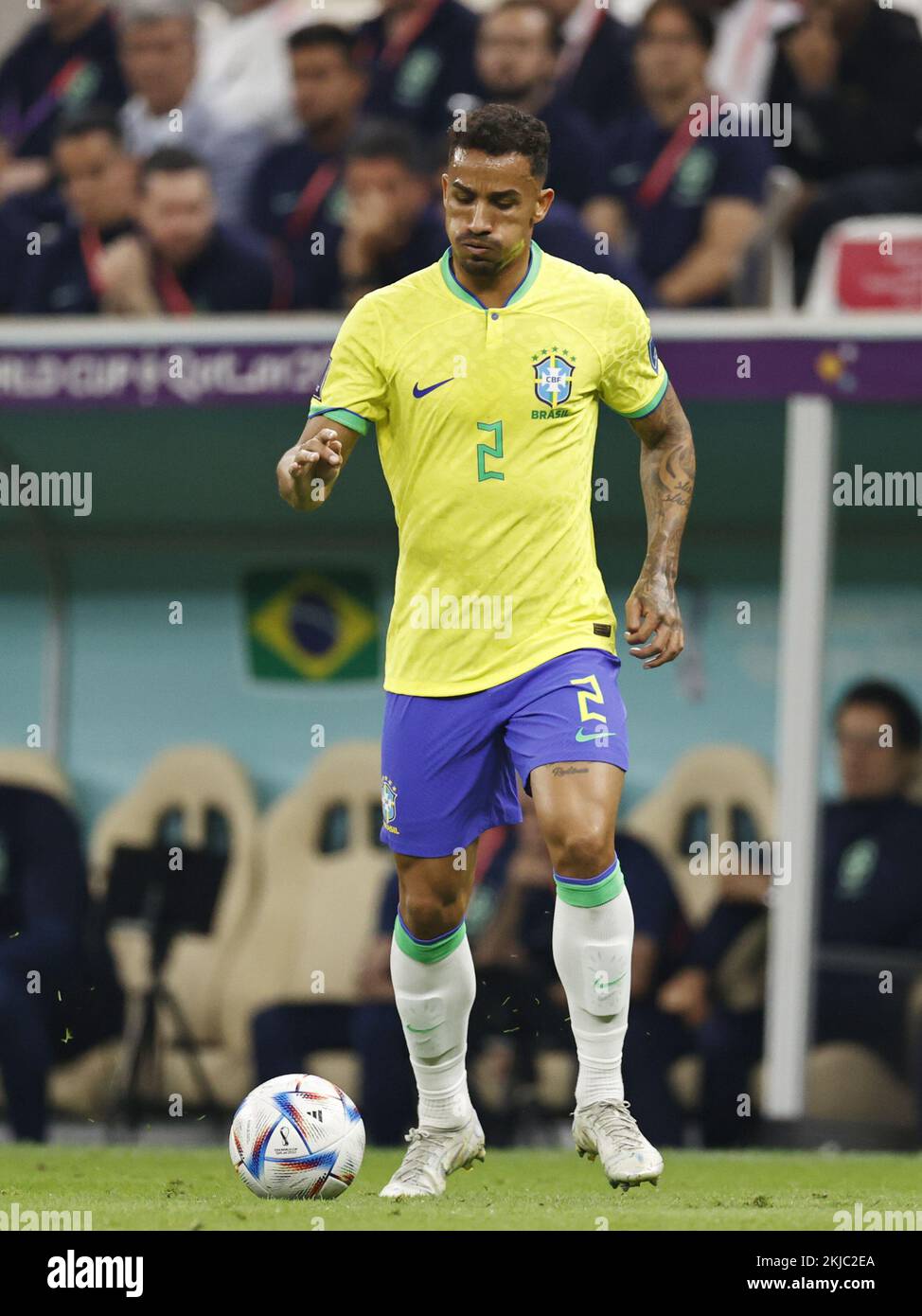 LUSAIL CITY - Danilo of Brazil during the FIFA World Cup Qatar 2022 ...