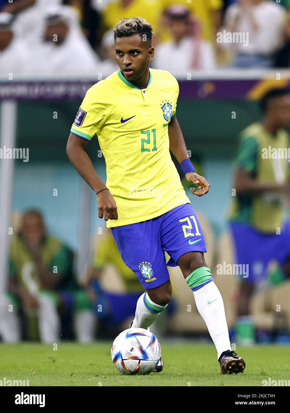 LUSAIL CITY - Rodrygo of Brazil during the FIFA World Cup Qatar 2022 ...