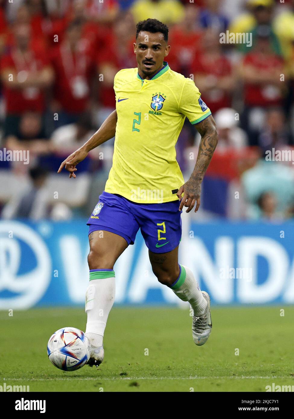 LUSAIL CITY - Danilo of Brazil during the FIFA World Cup Qatar 2022 ...