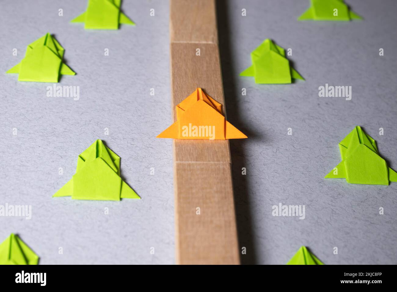 Two people origami hi-res stock photography and images - Alamy