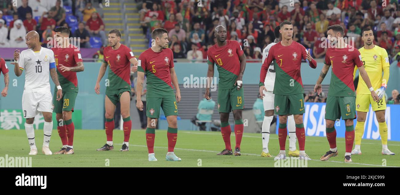 24th Nov 2022: Qatar, Doha. Football World CUP QATAR 2022: Portugal Vs Ghana at Stadium 974 ...