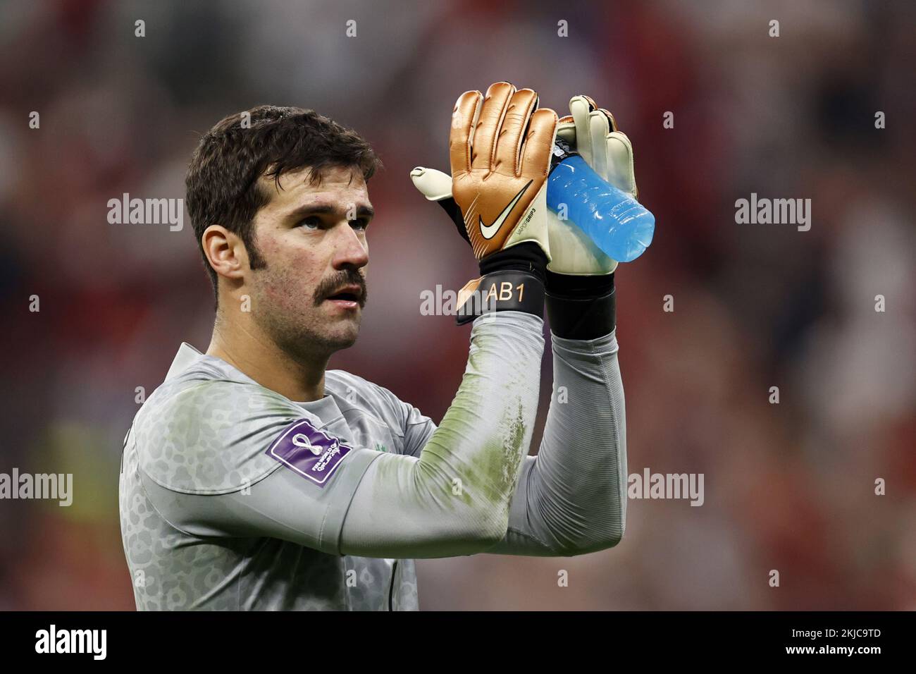 LUSAIL CITY - Brazil goalkeeper Alisson during the FIFA World Cup Qatar ...