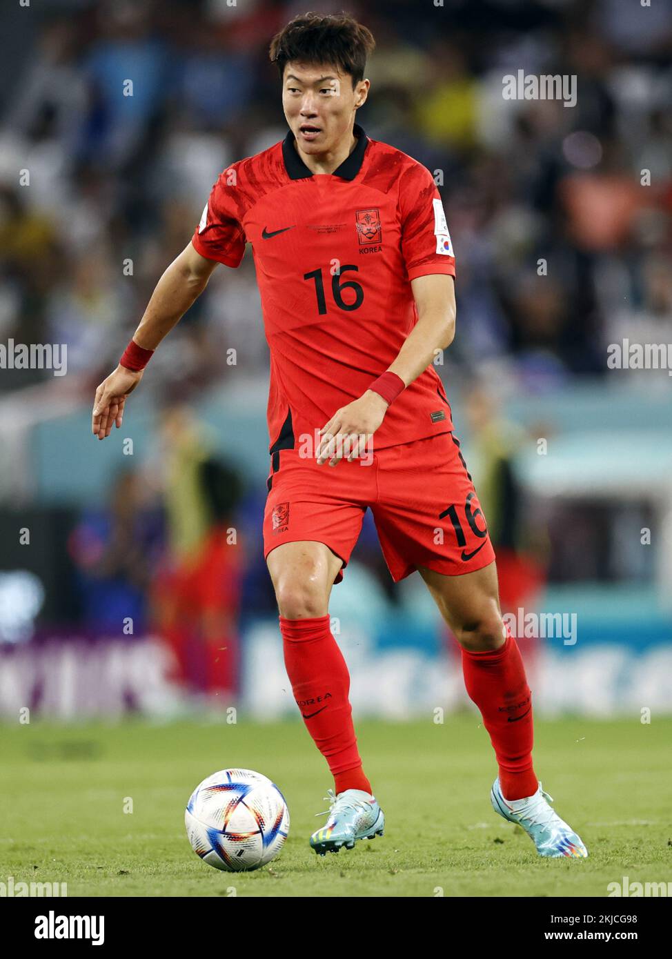 DOHA - Ui-jo Wang of Korea Republic during the FIFA World Cup Qatar ...