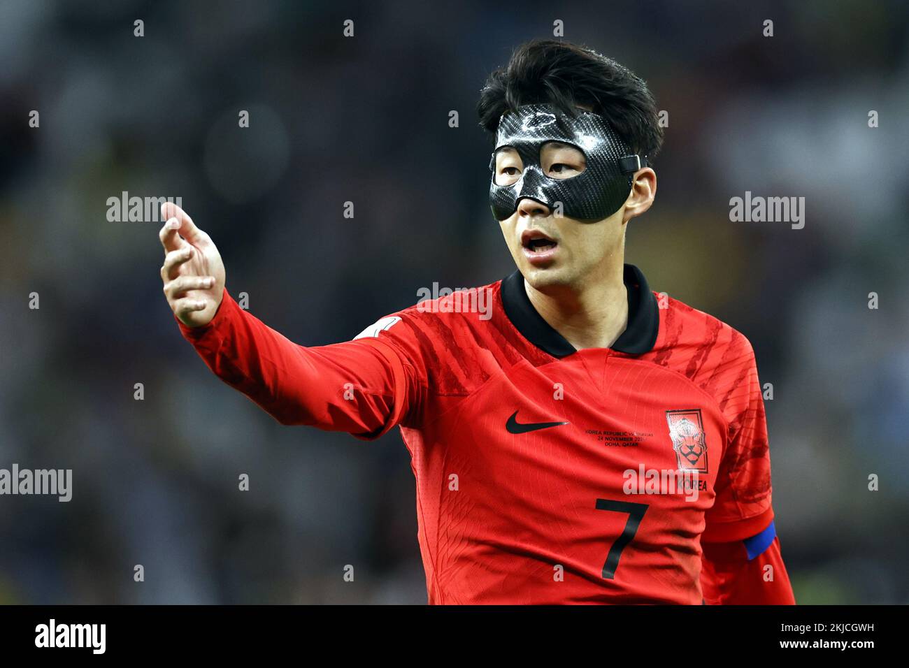 DOHA - Heung-min Son of Korea Republic during the FIFA World Cup Qatar ...