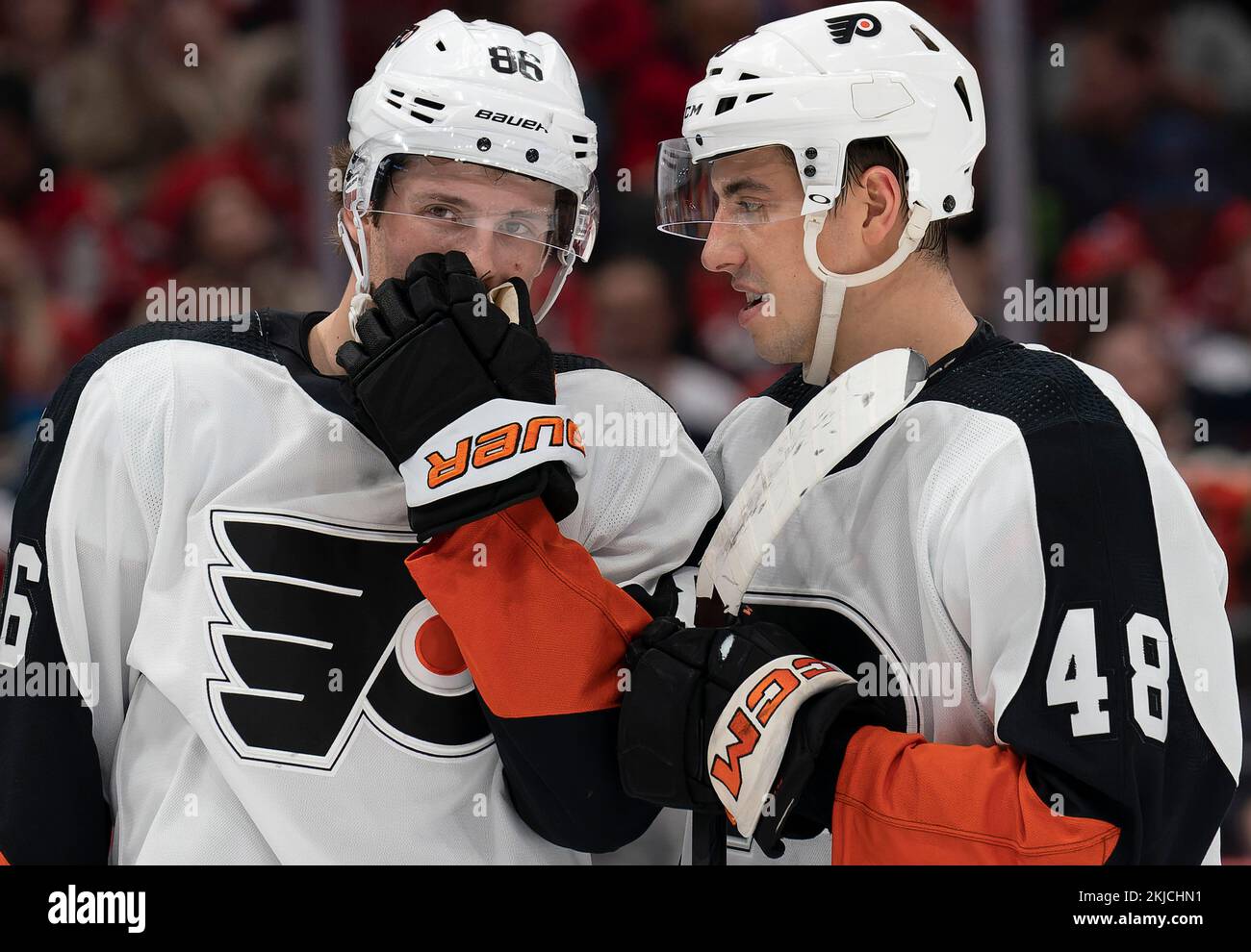 WASHINGTON, DC - NOVEMBER 23: during a NHL game between the Washington ...