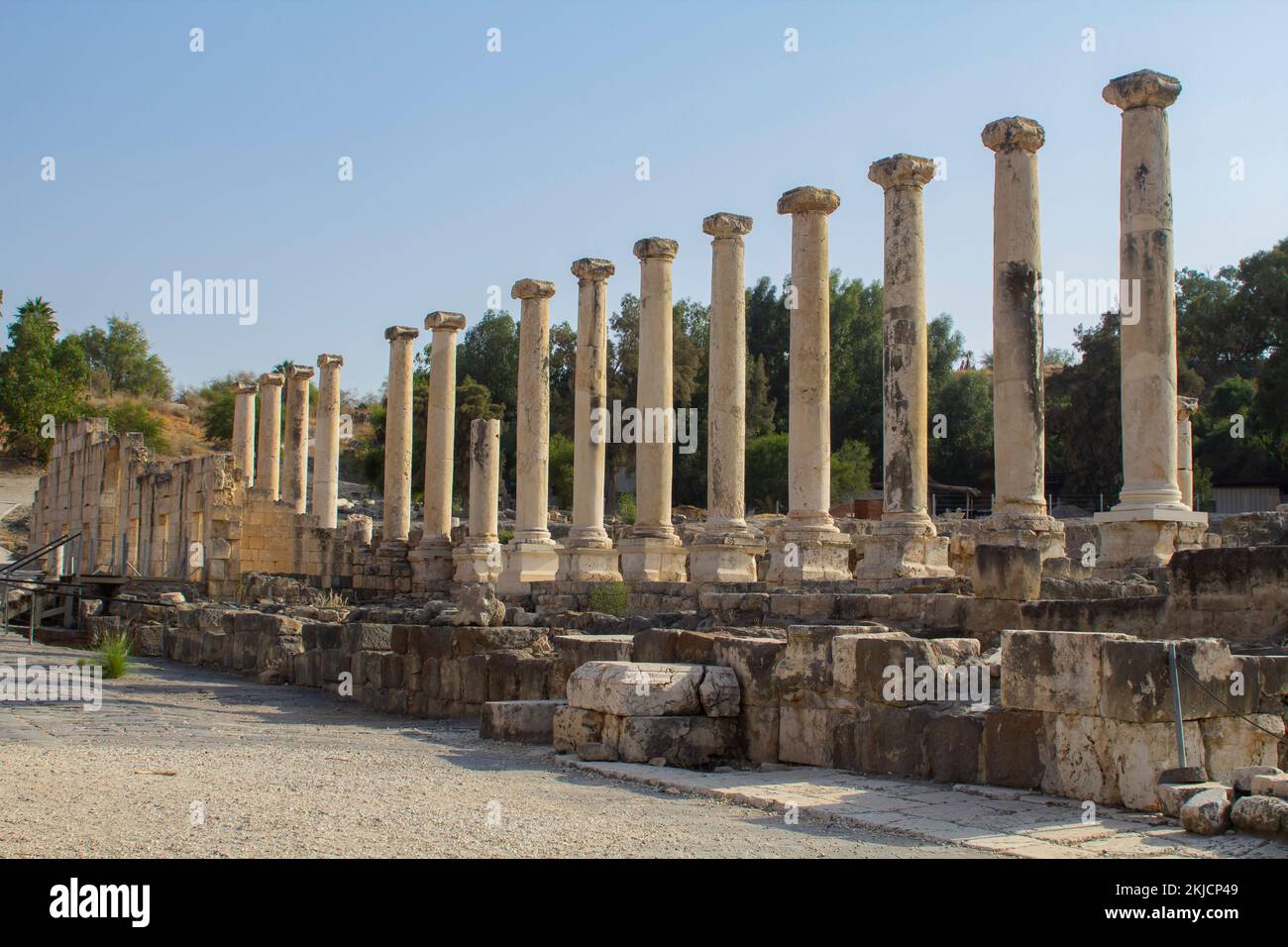 6 Nov 2022 Ancient Roman ruins in the Beth Shean National Park near ...