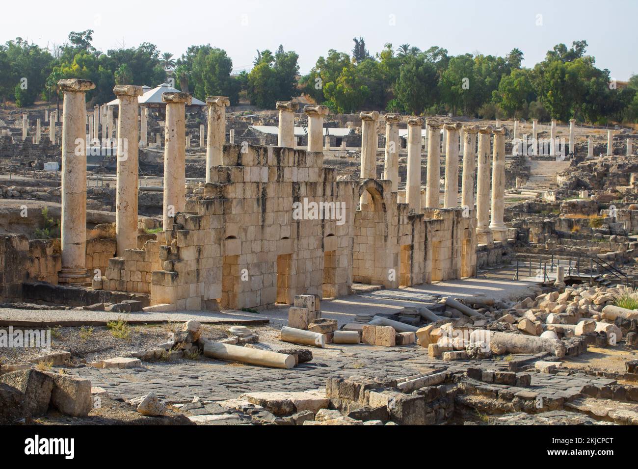 6 Nov 2022 Ancient Roman ruins in the Beth Shean National Park near ...