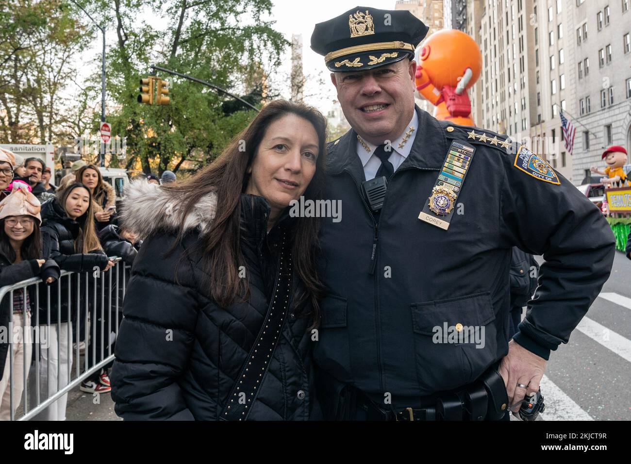 NYPD Chief of Department Kenneth Corey (R) attends 96th Macy's ...