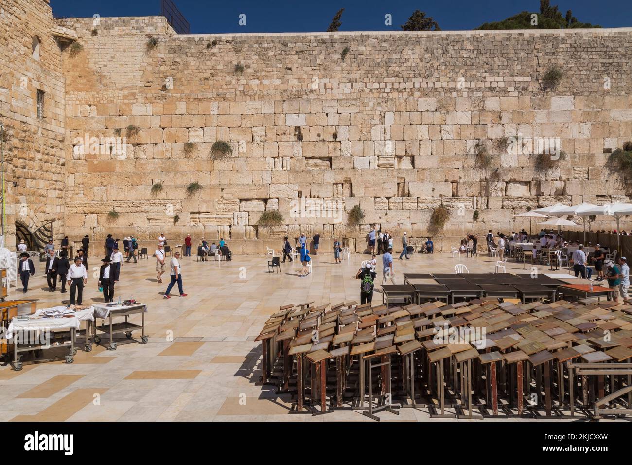 Western Wall Plaza or Wailing Wall, Jewish Quarter, Old City of ...