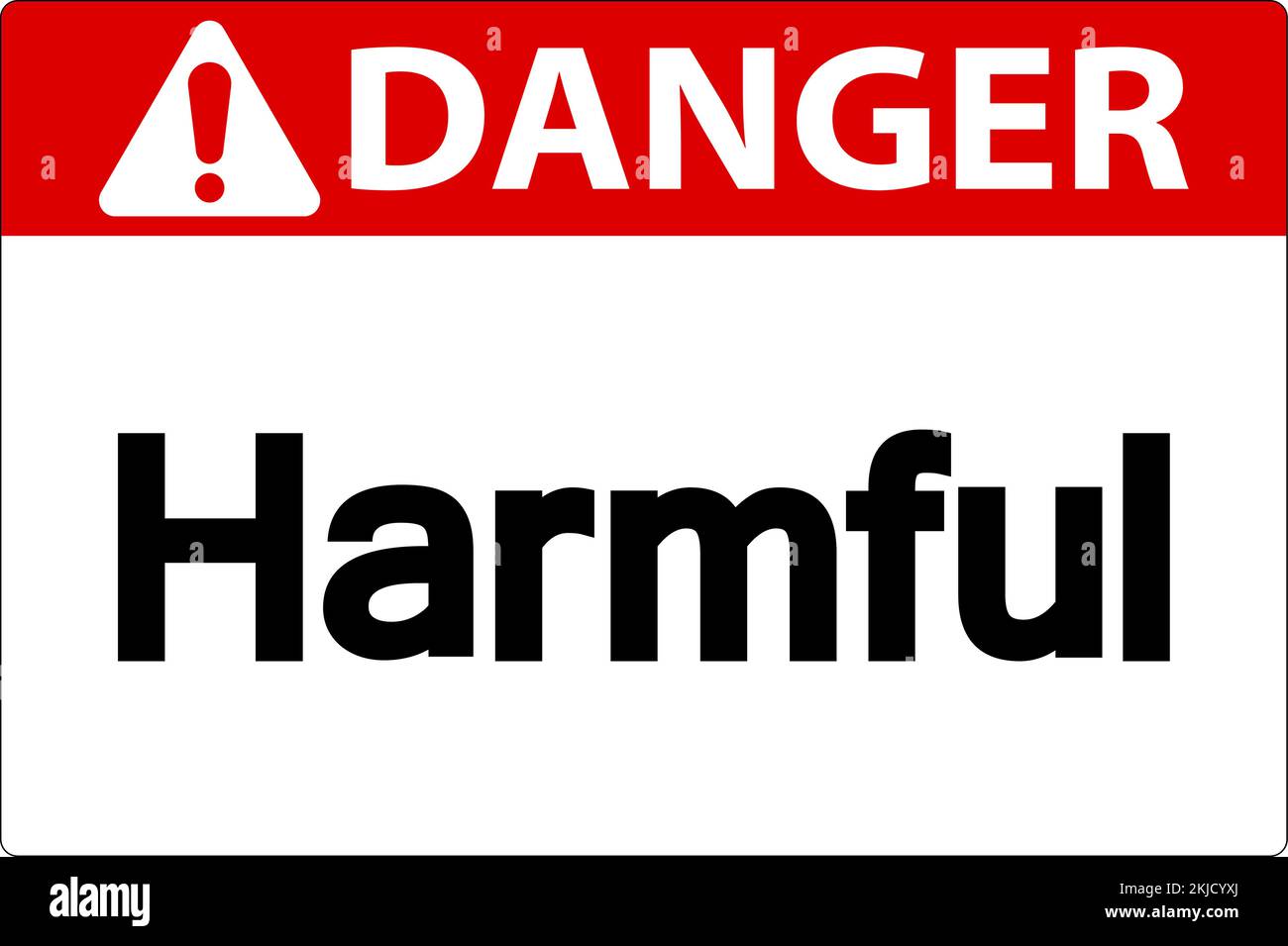 Harmful danger sign on Stock Vector Images - Alamy