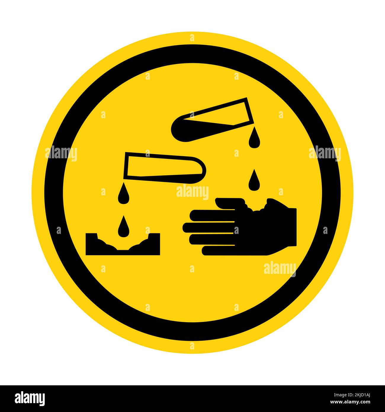 Corrosive hazard Cut Out Stock Images & Pictures - Alamy