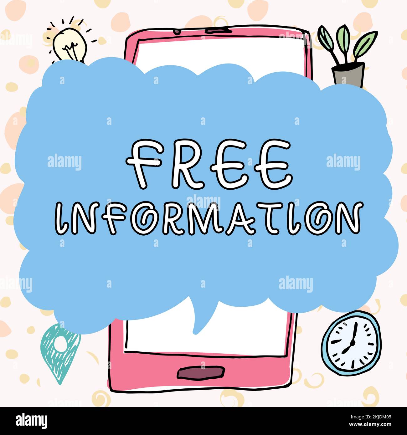 Text caption presenting Free Information, Business concept knowledge ...