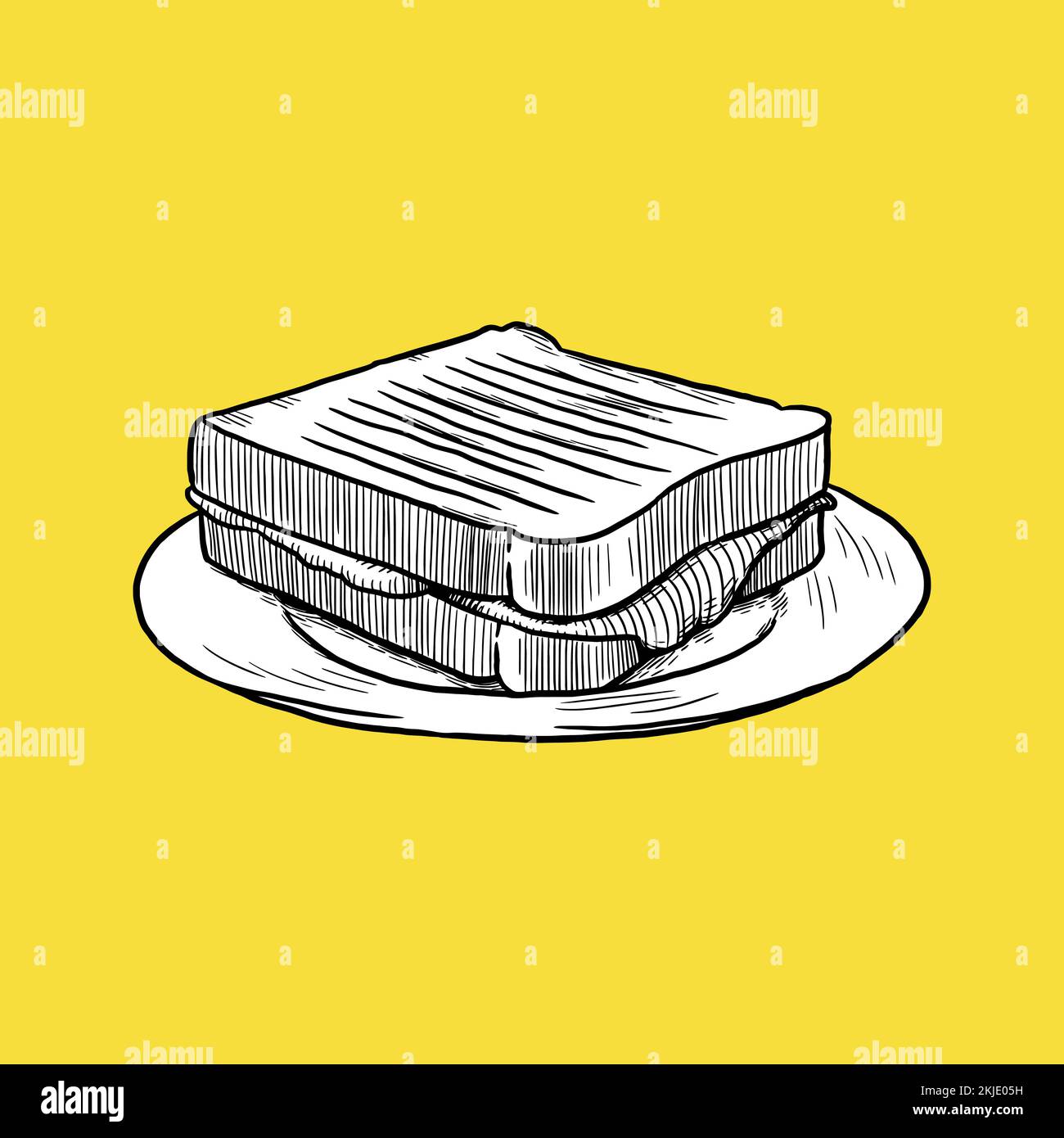 Toast Icon by firtinali, Detailed drawing, Fast Food Concept, Sketch ...